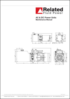 Hydraulic Power Pack Installation & Maintenance Manuals • Related Fluid ...